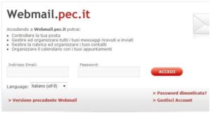 How to access and manage your AltaPEC Webmail | ^ AltaPEC